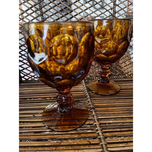 Imperial Glass | Dining | Vintage 7s Provincial Imperial Amber ...